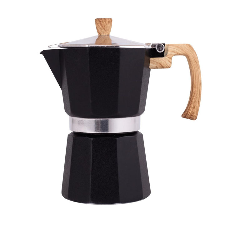 TEMELO Espresso Maker with Safety Valve Stovetop Coffee Percolator ...