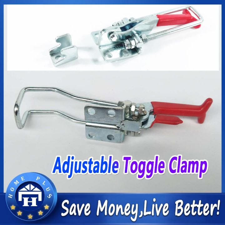 【Local delivery】 1Pc Adjustable Quick Toggle Clamp Catch Hasp Spring ...