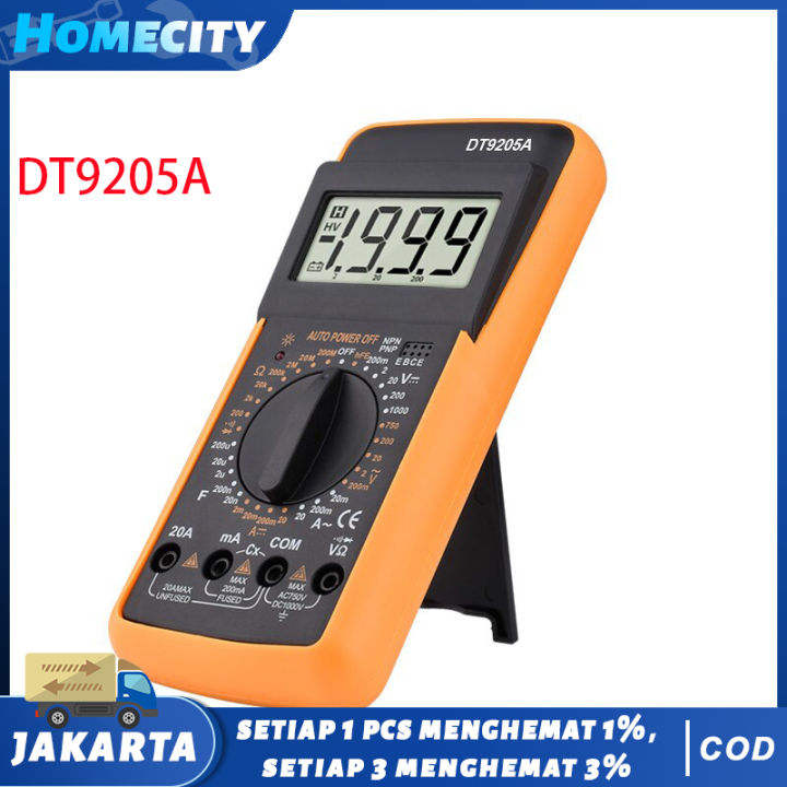 (Dikirim Dari Jakarta)MULTIMETER / MULTITESTER ALAT UKUR LAYAR BESAR ...