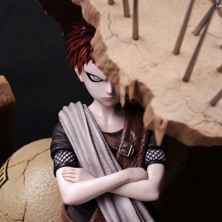 20cm Bandai Naruto Anime Figure Big Gourd Gaara Action Figure PVC ...