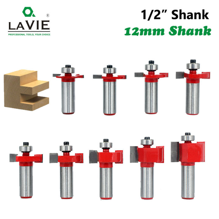 1pc 12mm Shank 1/2 T-Sloting Router Bit with Bearing Slot Milling ...