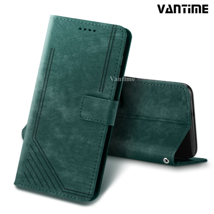 Vantime For Tecno Spark 10 4g 5g Pro 10c Vintage Pu Leather Wallet Case Flip Stand Card Slot