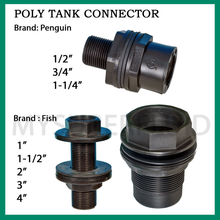 POLY TANK CONNECTOR FOR ALL WATER TANKS | Lazada