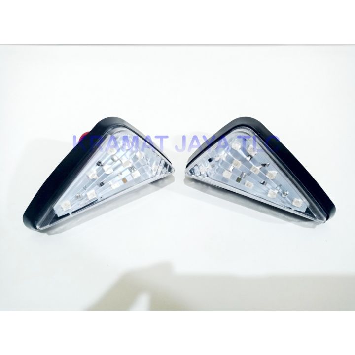 LAMPU SEN LED TEMPEL SEGITIGA Nyala - Little Part | Lazada Indonesia