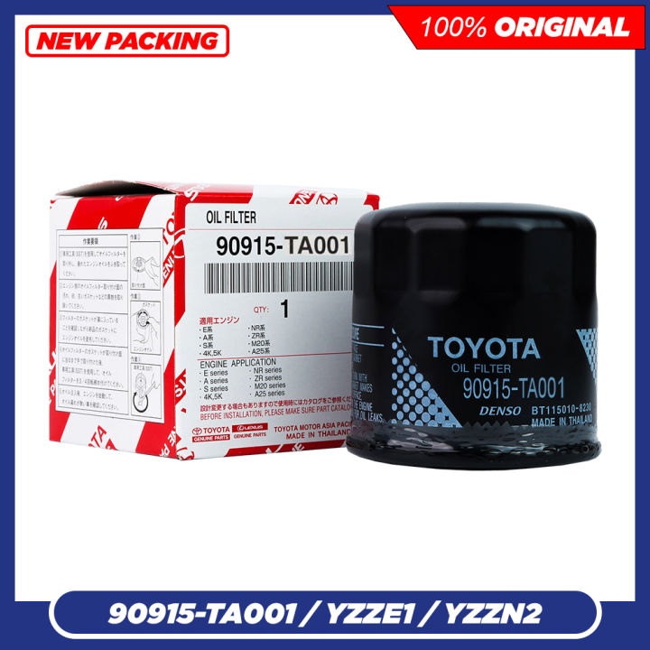 TOYOTA OIL FILTER 90915-TA001 YZZE1 YZZN2 - Camry / Altis / Wish ...
