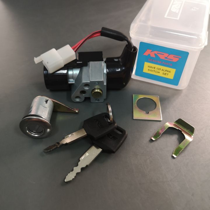 Honda Wave 125 Alpha / Wave Gilas Lock Set with Main Ignition Switch ...