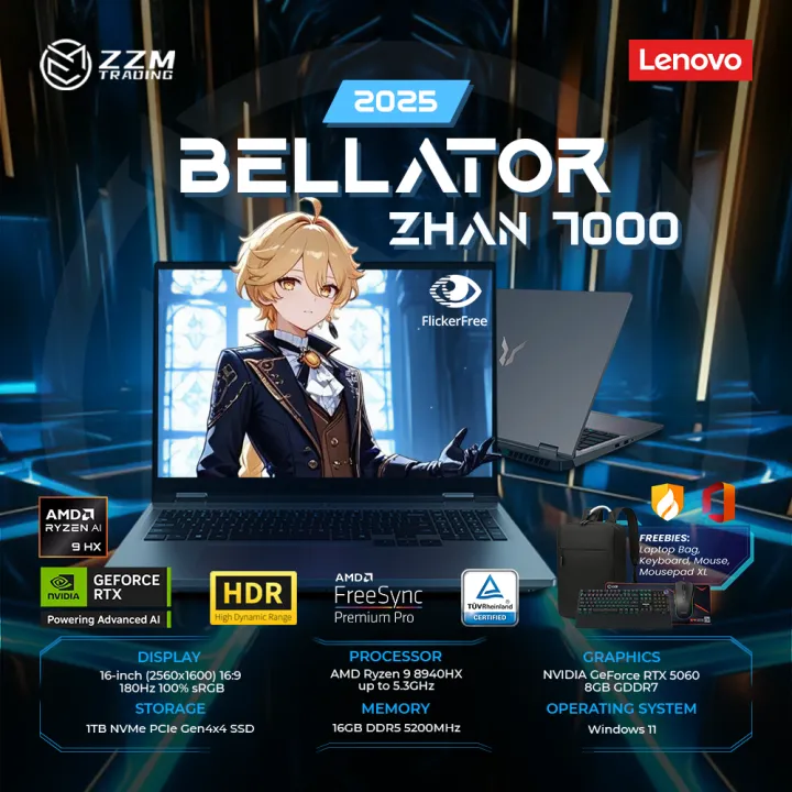 Lenovo Lecoo Bellator Zhan 7000 2025 AMD Ryzen 9 8940HX (up to 5.3GHz ...