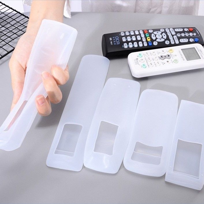 Transparent Silicone Remote Control Protective Cover Anti-dust ...