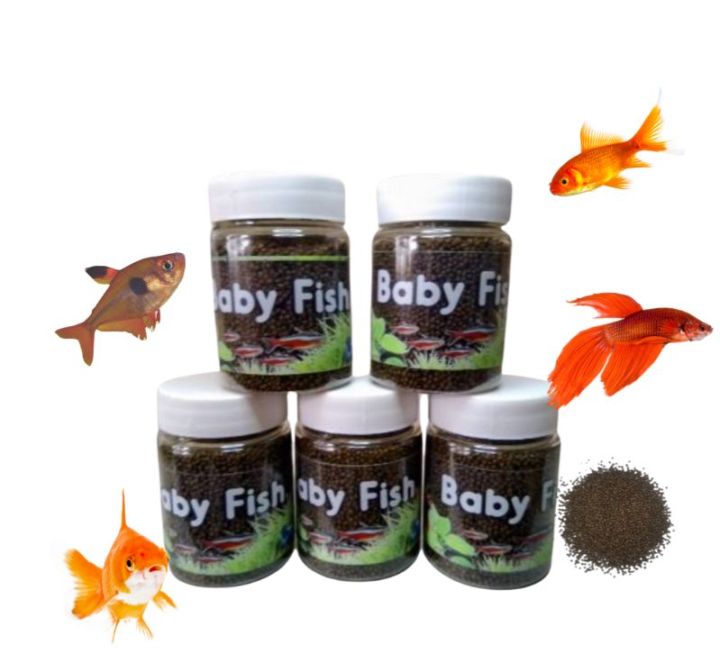 AQUAMASTER BABY FISH FOOD GROWTH PREMUIM QUALITY EXTRA SMALL PELLET ...