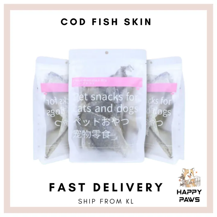 Cod Skin Dog Treats Clean Teeth & Remove Bad Breath100g /Dog Snack | Lazada