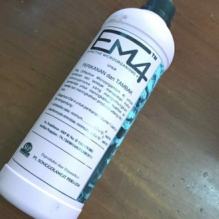 EM4 Warna Putih 1000 ML Plus Molase Bakteri Pengurai Limbah Sisa Pakan ...