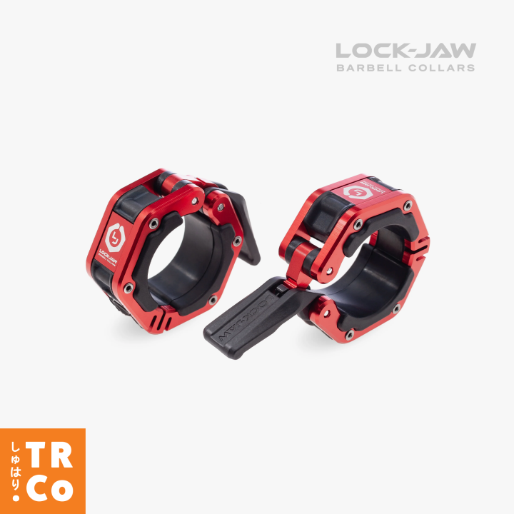 Lock-Jaw Flex Metal Barbell Collars with Magnet. Heavy-duty. Made with ...