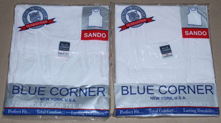 RATA Sando White For Adults Blue Corner | Lazada PH