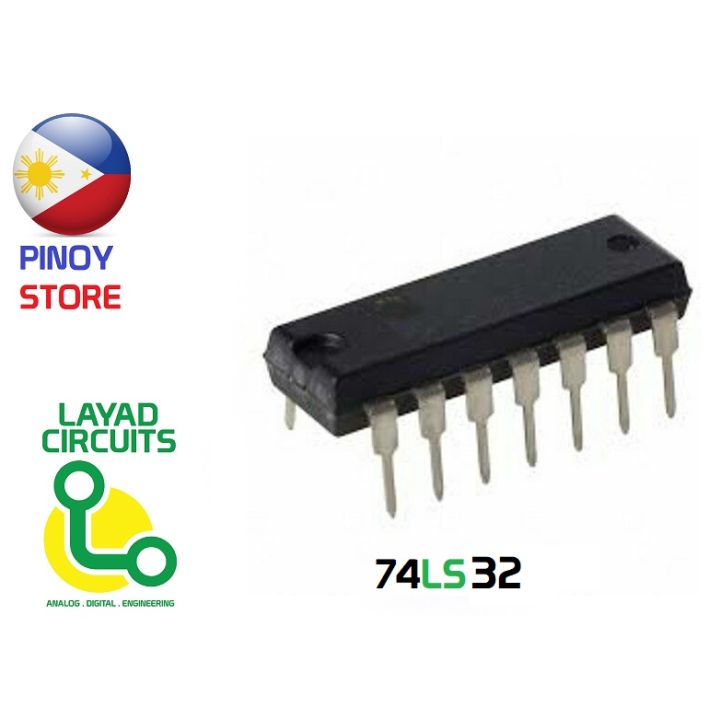 74LS32 OR Gate 7432 logic circuit IC gate Quad 14 pin digital ... 74LS32 OR Gate 7432 logic circuit IC gate Quad 14 pin digital ...