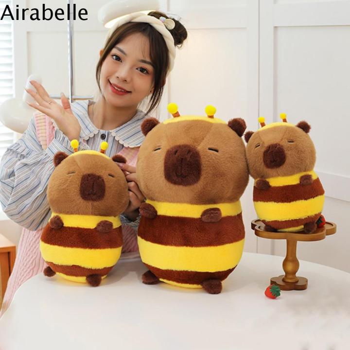 AIRABELLE Cos Bee Capybara Plushies Cartoon Simulation Capibara Fluffty ...