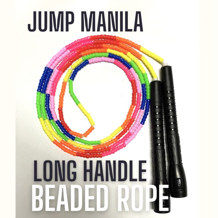 Jump Manila Long Handle Beaded Jump Rope | Lazada PH