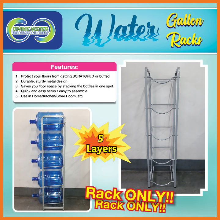 Water Gallon Rack (5 Layers) | Lazada PH