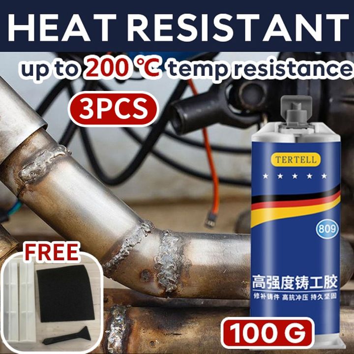 Hourser 3Pcs Steel Metal Epoxy Glue Welding Glue Caster glue AB ...