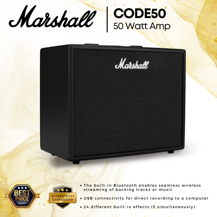 MARSHALL CODE50, 50 Watts Guitar Combo Amplifier ( CODE / CODE-50 ...