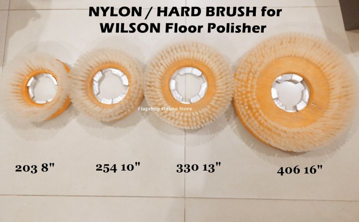 WILSON Floor Polisher NYLON / Hard Brush WITH Bracket Included | Lazada PH