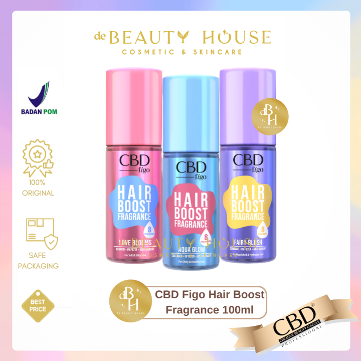 CBD Figo Hair Boost Fragrance 100ml | Fairy Blush | Aqua Glow | Love ...