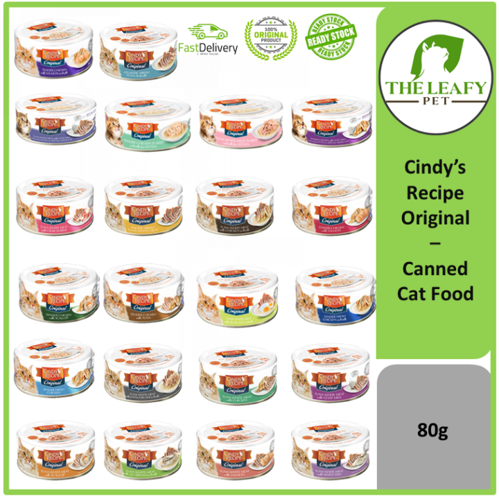 Cindy's Recipe Originals Cat Food Canned - 80g | Lazada