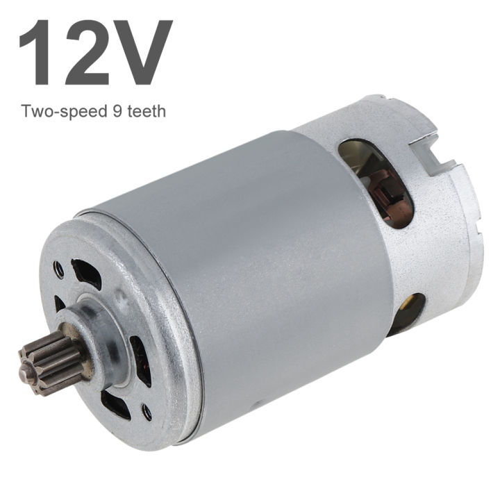 RS550 12V 19500 RPM DC Motor with High Torque Gear Box and Single Speed ...