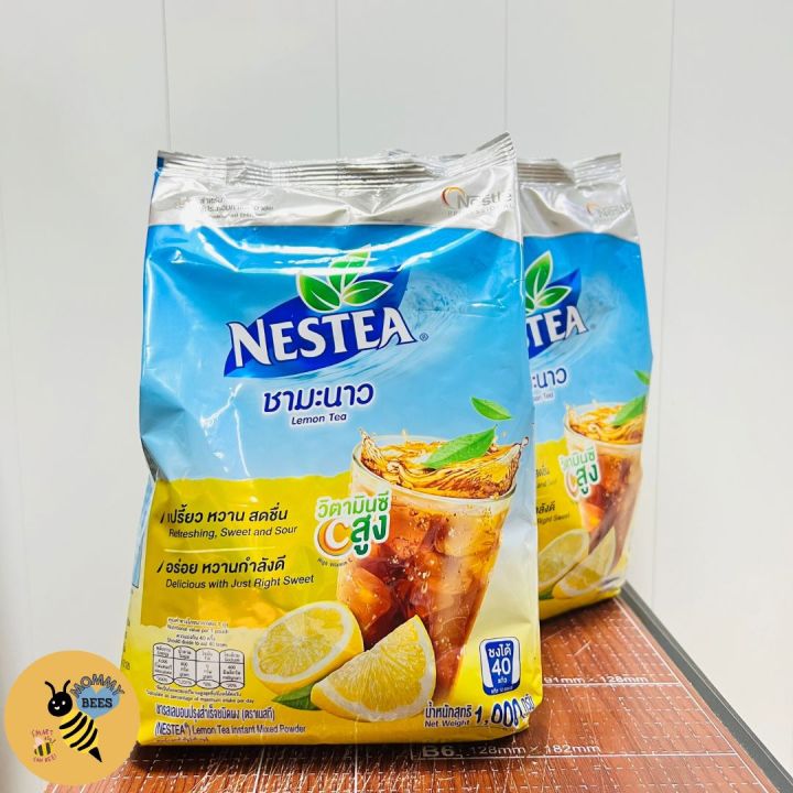 Nestea Lemon Tea Instant Mixed Powder เนสที เลมอน ผงชามะนาว 1000กรัม ...