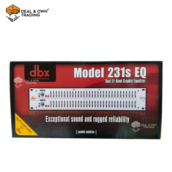 DBX 231S Dual 31- Band Graphic Equalizer | Lazada PH