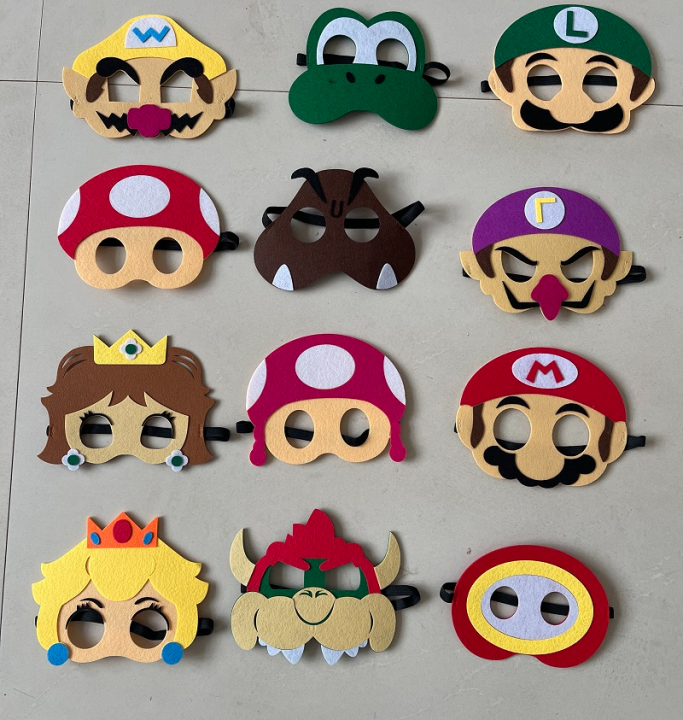 ToyStory 12pcs/lot Mario Cartoon Children's Eye Patch Birthday Party ...