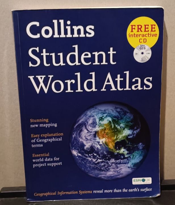 หนังสือสารานุกรม Collins Student World Atlas โดย Collins UK มีแผ่นซีดี ...