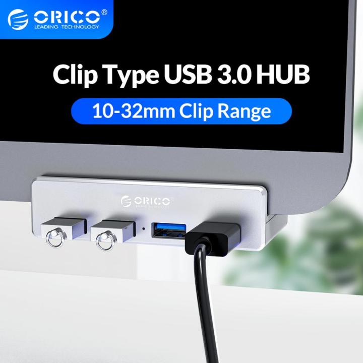 ORICO Clip-type USB 3.0 HUB Aluminum External Multi 4 Ports USB ...