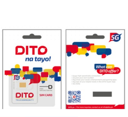 MS DITO 5G-LTE Tri-cut Sim Card | Lazada PH