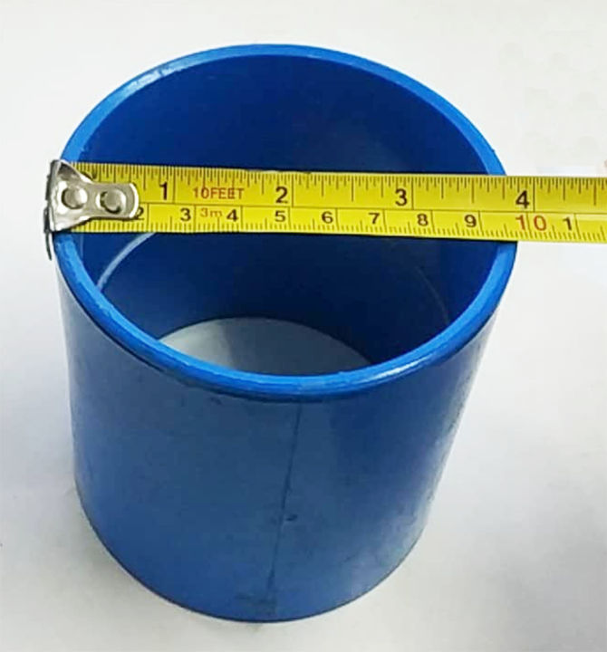 PVC COUPLING 3" (90MM) BLUE FOR CLEAN WATER | Lazada PH