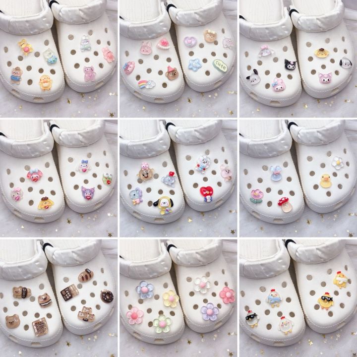 BTS Cartoon Transparent Series Set Collection DIY Shoe Accessorie Ins ...