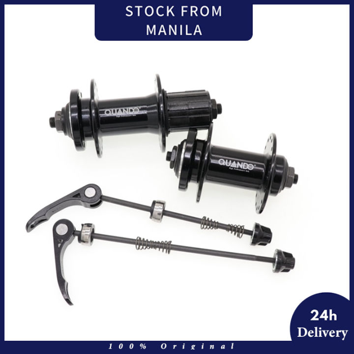 Quando 32/36H Bike Front Rear Hub 2 Pawl Hub Quick Release 8/9/10 speed ...