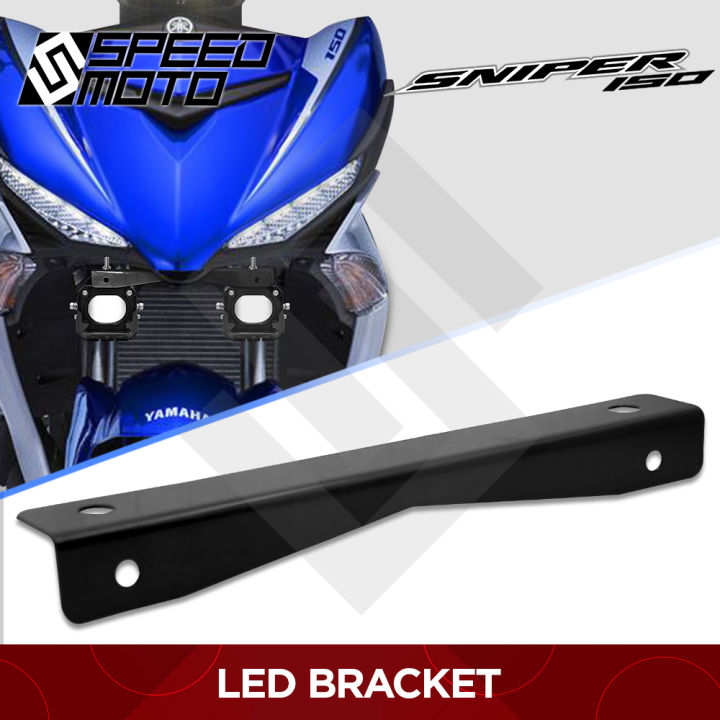 YAMAHA SNIPER 150 MINI DRIVING LED BRACKET HEAVY DUTY T-5451 SPEEDMOTO ...