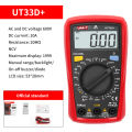 UNI-T Palm Size Multimeter Resistance Measure LCD AC DC 2mF Capacitance ...