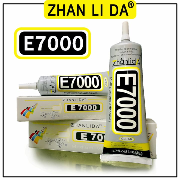 Zhanlida E7000 กาวเอนกประสงค์ ติดผ้า เพชร อาร์ม DIY ปลายเข็ม | Lazada.co.th