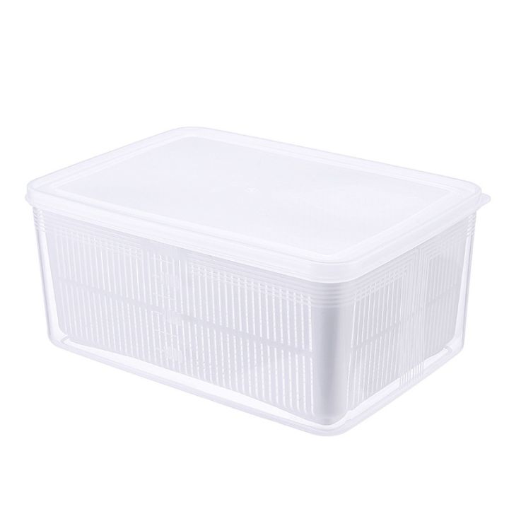 Kitchen Drainer Baskets Refrigerator Washing Basket Vegetable Fruit ...