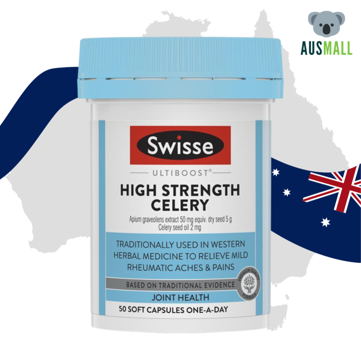 SWISSE High Strength Celery 5000mg (50 capsules) | Lazada