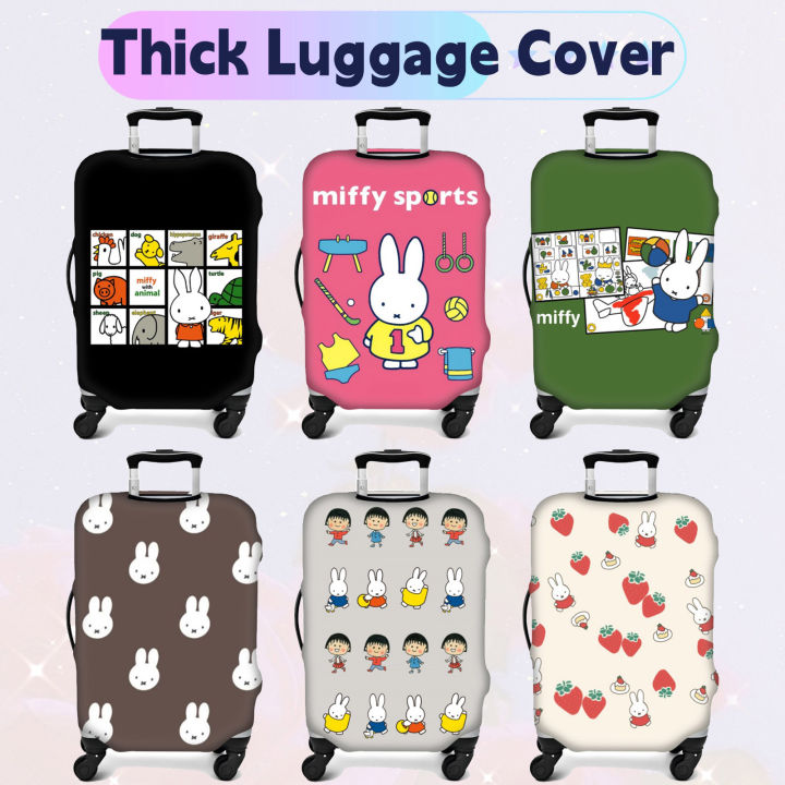 Miffy Luggage Cover Stretchable Anti-scratch and Dustproof Suitable for ...