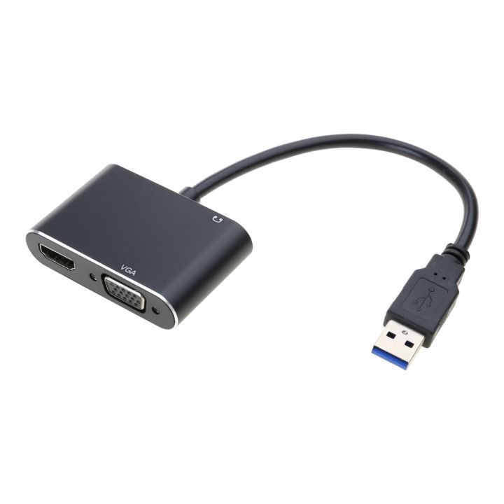USB 3.0 to HDMI VGA Adapter USB Type C to Dual VGA HDMI Splitter ...