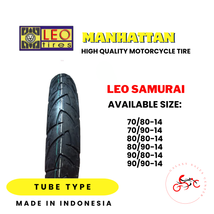 MURA AT QUALITY MANHATTAN TIRE LEO SAMURAI BY 14 TUBE TYPE | Lazada PH