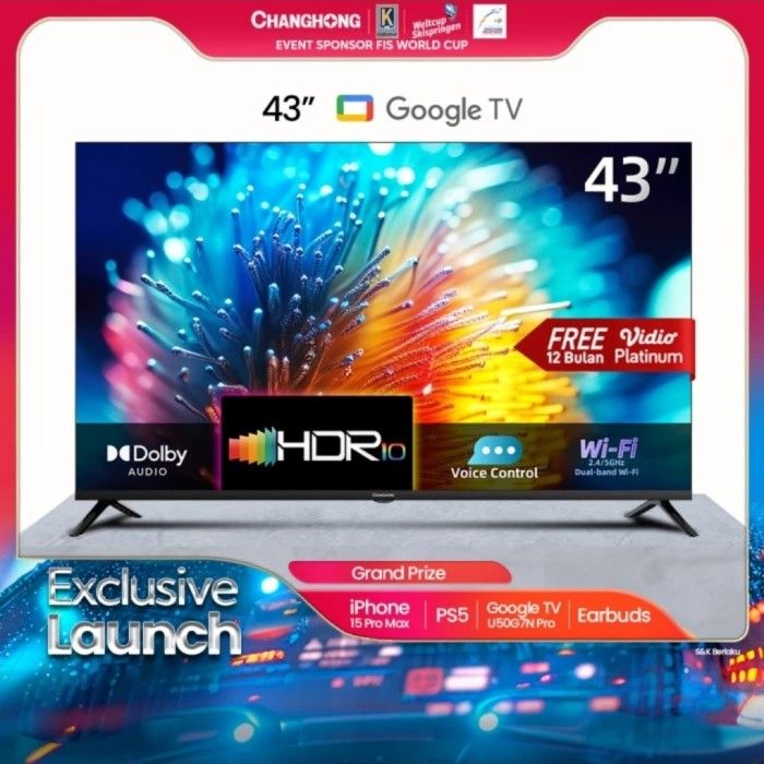 Changhong Google Smart TV FHD L43M91 L40M91 L32M91 43inch 40inch 32inch ...