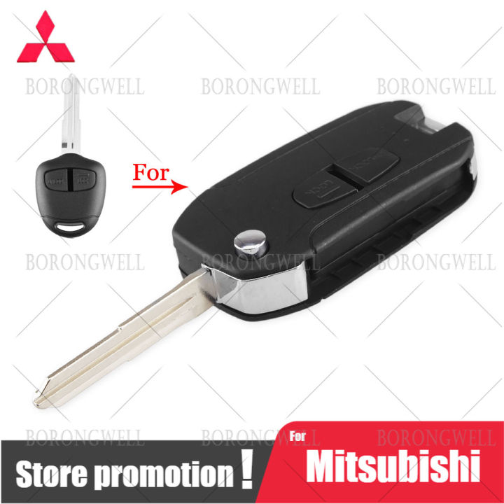 2 Button Remote Car Key Shell Cover Case For Mitsubishi Pajero Modified ...