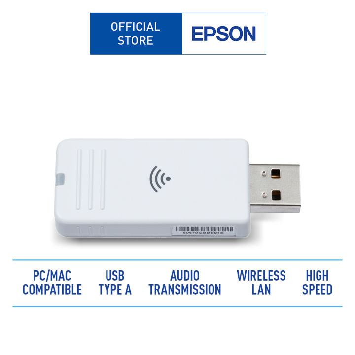 Epson ELPAP11 Projector Wireless LAN Adaptor (V12H005A01) for EB-X06 ...