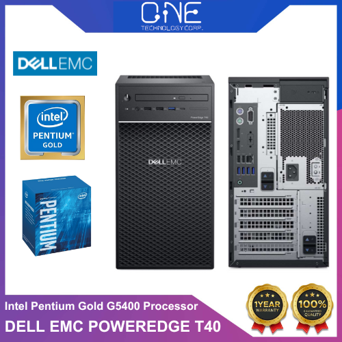 Intel Pentium Gold G5400 Processor | Dell EMC PowerEdge T40 Tower Type ...