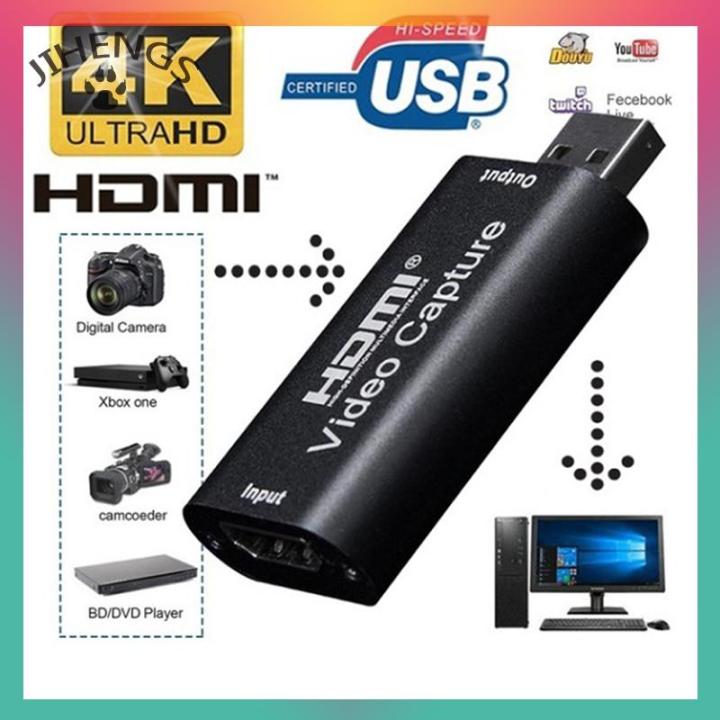 JIHENGS Oafa Zhang การ์ดจับภาพวิดีโอ อะแดปเตอร์จับภาพเสียง HDMI เป็น ...