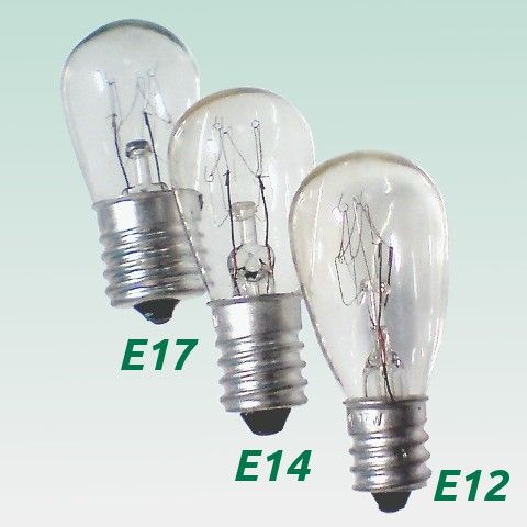 Lampu Bohlam Kulkas Ukuran E12 E14 ~o~ Fitting Kecil Lampu Pijar Kaca ...